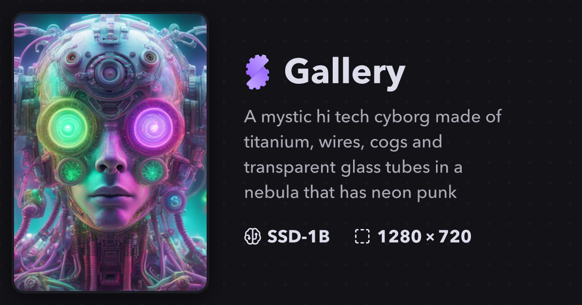 "A mystic hi tech cyborg made of titan..." | Gallery | Stablecog