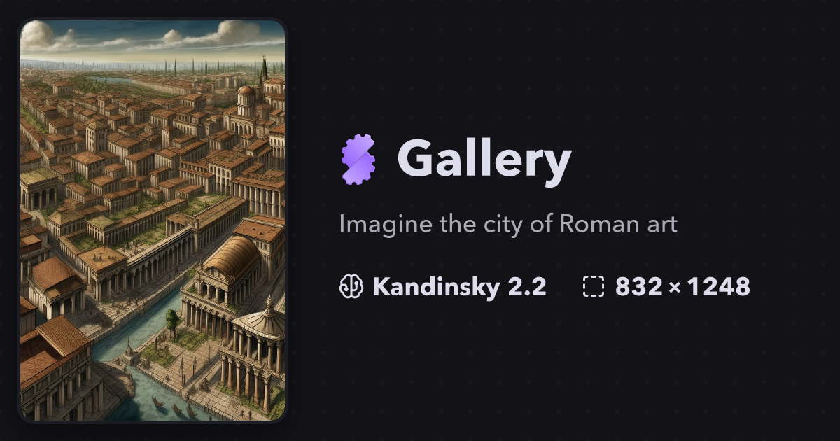"Imagine the city of Roman art" | Gallery | Stablecog