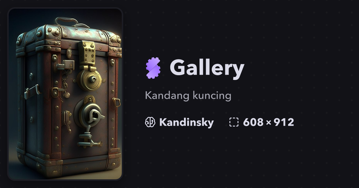 "Kandang kuncing" | Gallery | Stablecog