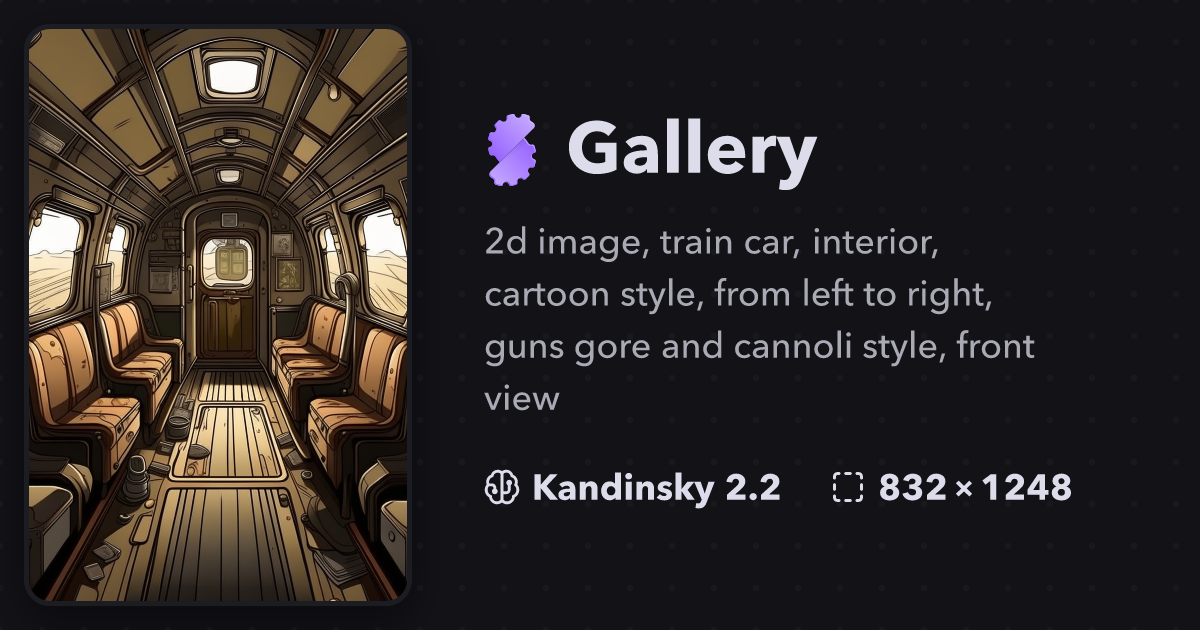 "2d image, train car, interior, cartoo..." | Gallery | Stablecog