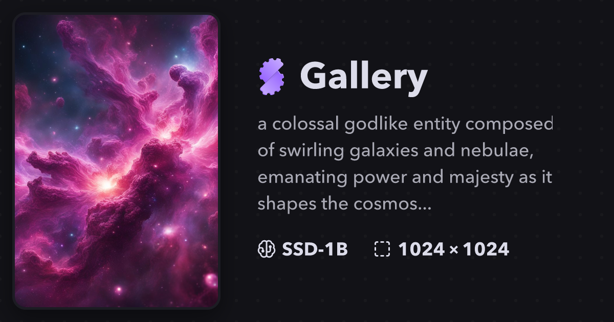 "a colossal godlike entity composed of..." | Gallery | Stablecog