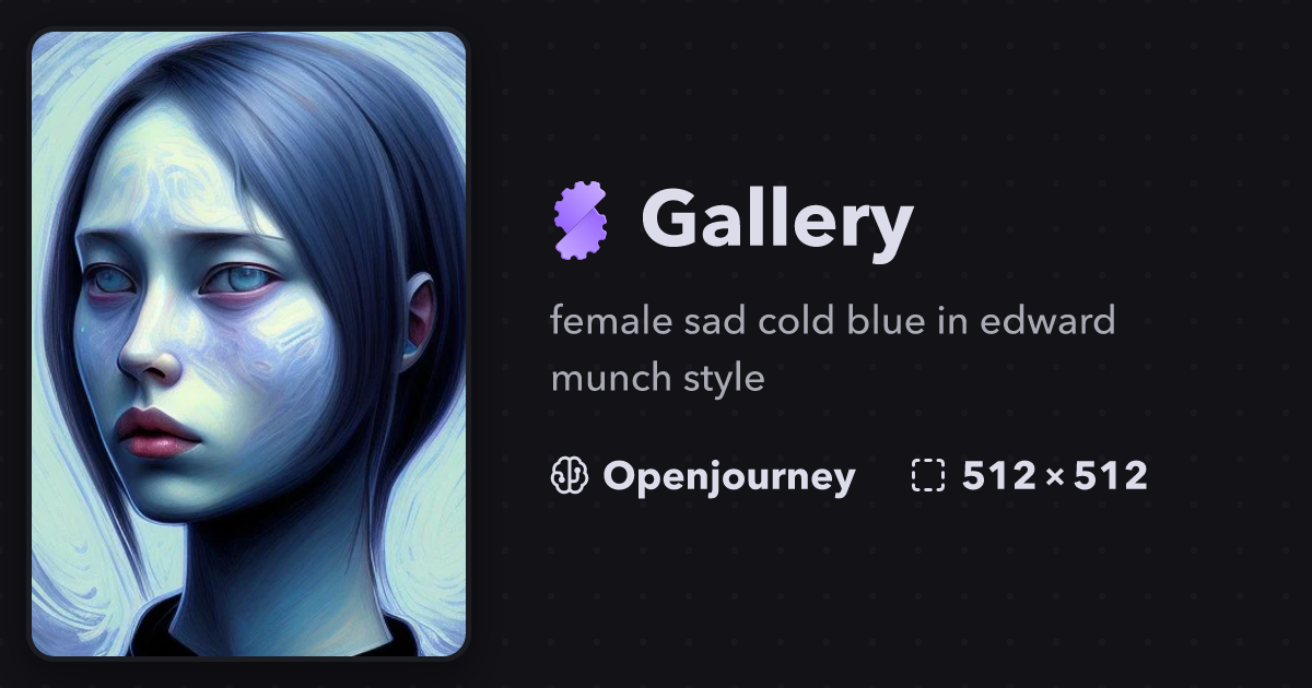 "female sad cold blue in edward munch ..." | Gallery | Stablecog