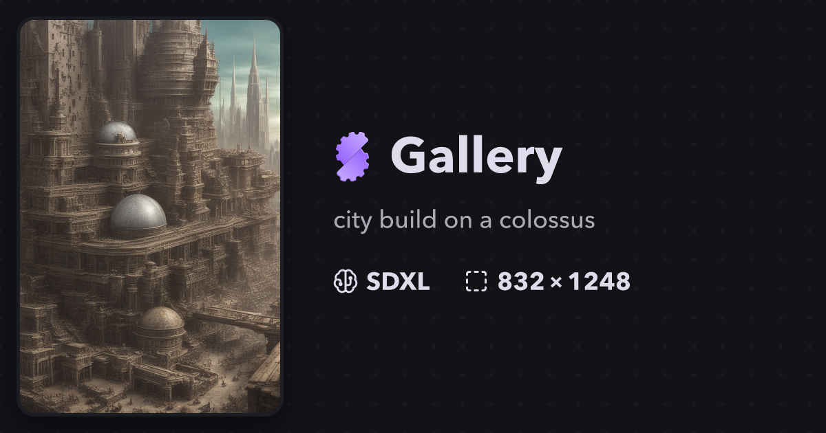 "city build on a colossus" | Gallery | Stablecog