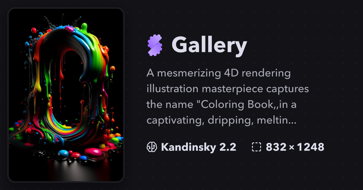 "A mesmerizing 4D rendering illustrati..." | Gallery | Stablecog