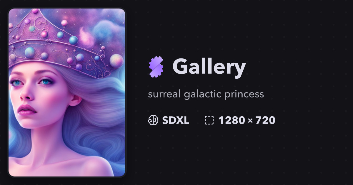 "surreal galactic princess" | Gallery | Stablecog
