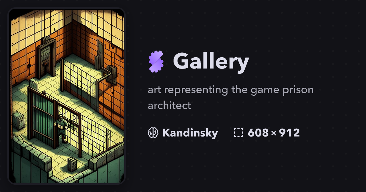 "art representing the game prison arch..." | Gallery | Stablecog