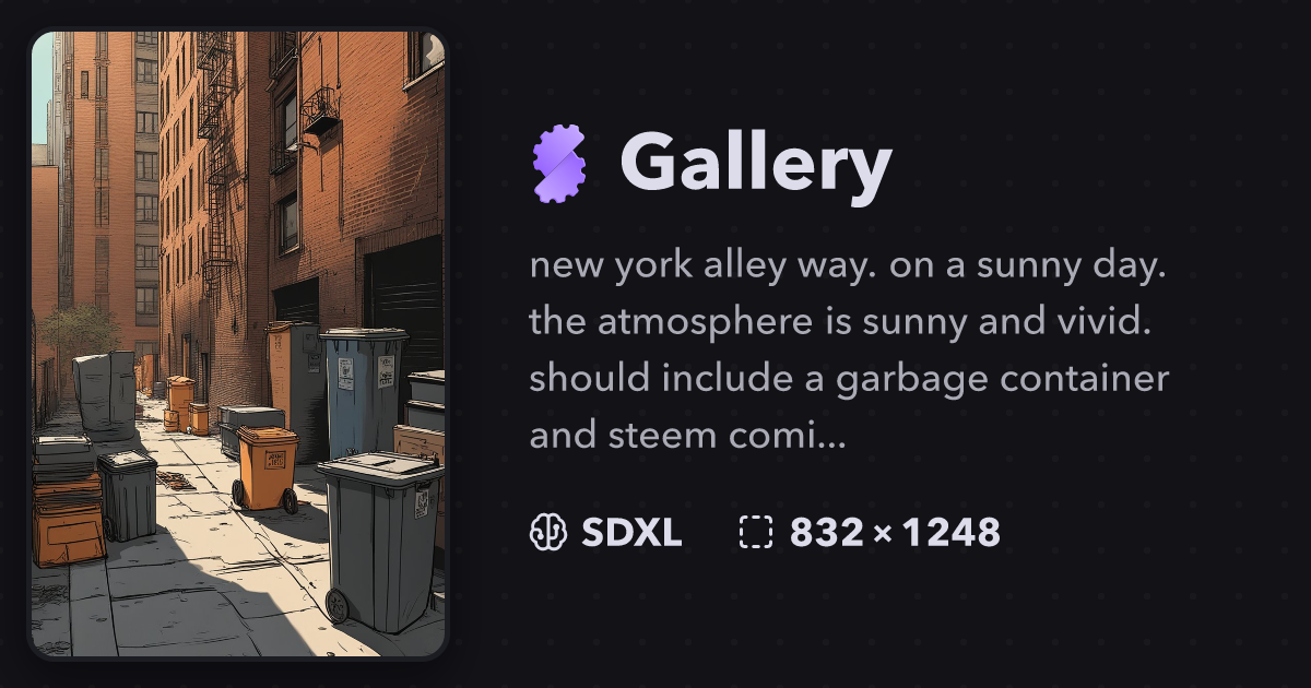 "new york alley way. on a sunny day. t..." | Gallery | Stablecog