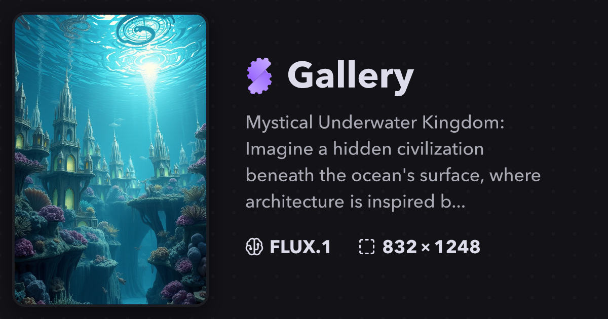 "Mystical Underwater Kingdom: Imagine ..." | Gallery | Stablecog