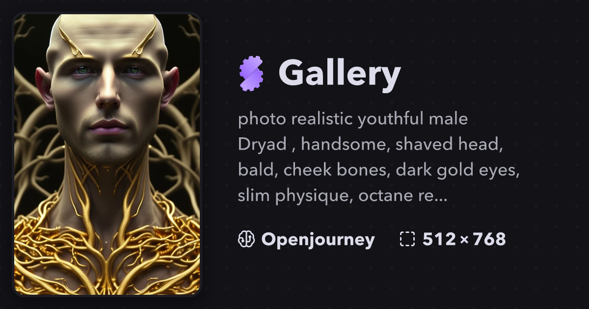"photo realistic youthful male Dryad ,..." | Gallery | Stablecog