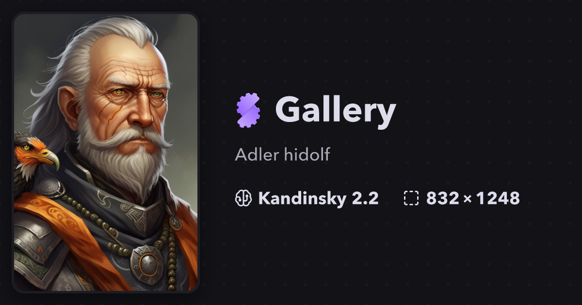 "Adler hidolf" | Gallery | Stablecog