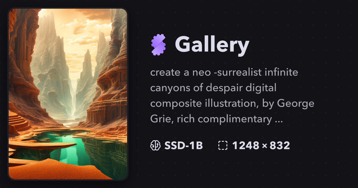 "create a neo -surrealist infinite can..." | Gallery | Stablecog