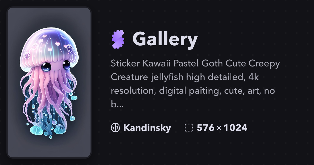 "Sticker Kawaii Pastel Goth Cute Creep..." | Gallery | Stablecog