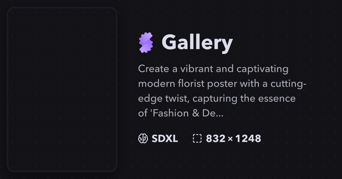 "Create a vibrant and captivating mode..." | Gallery | Stablecog