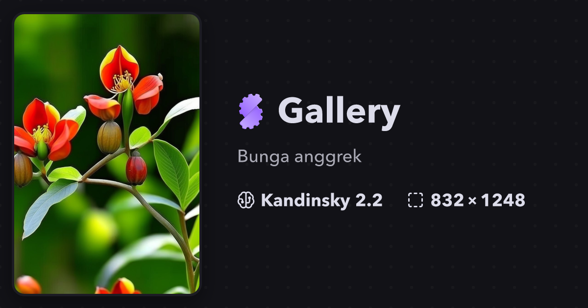 "Bunga anggrek" | Gallery | Stablecog