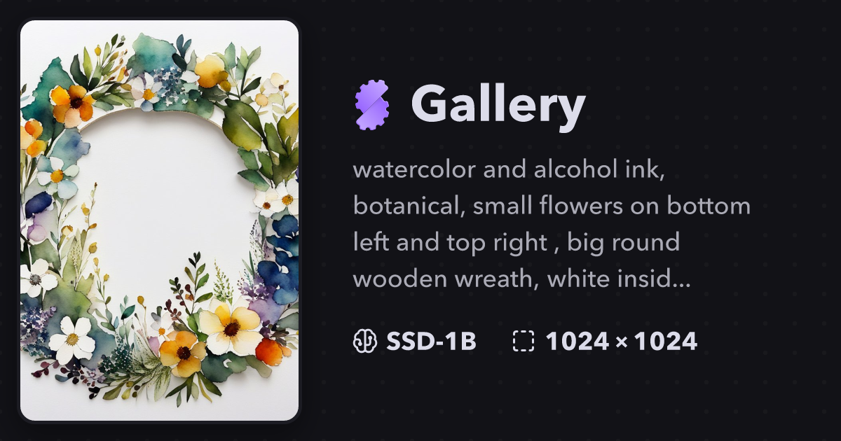 "watercolor and alcohol ink, botanical..." | Gallery | Stablecog