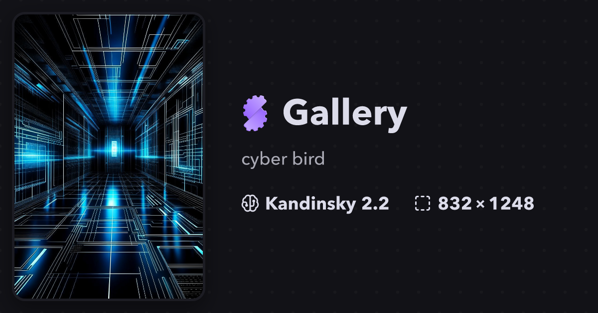 "cyber bird" | Gallery | Stablecog