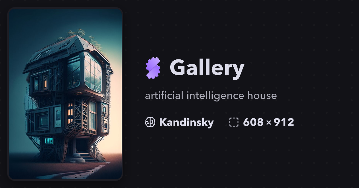 "artificial intelligence house" | Gallery | Stablecog