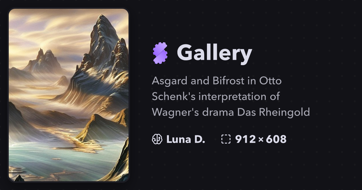 "Asgard and Bifrost in Otto Schenk's i..." | Gallery | Stablecog