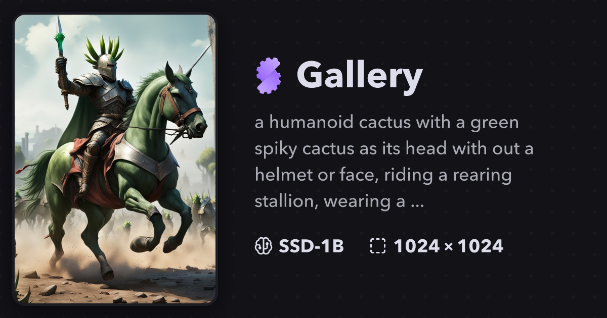 "a humanoid cactus with a green spiky ..." | Gallery | Stablecog
