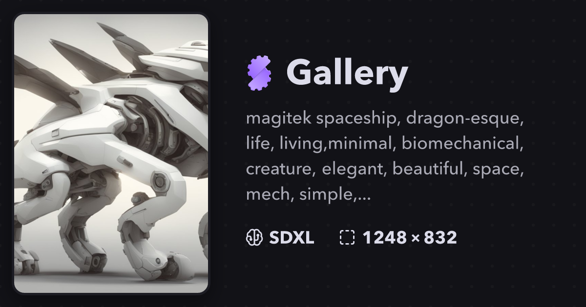 "magitek spaceship, dragon-esque, life..." | Gallery | Stablecog