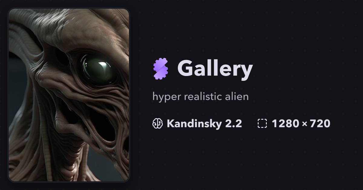 "hyper realistic alien" | Gallery | Stablecog