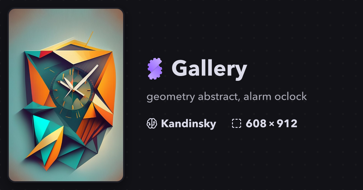 "geometry abstract, alarm oclock" | Gallery | Stablecog