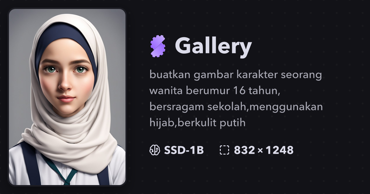 "buatkan gambar karakter seorang wanit..." | Gallery | Stablecog