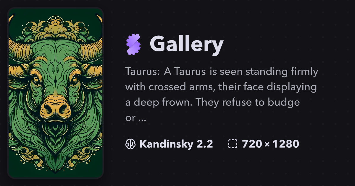 "Taurus: A Taurus is seen standing fir..." | Gallery | Stablecog