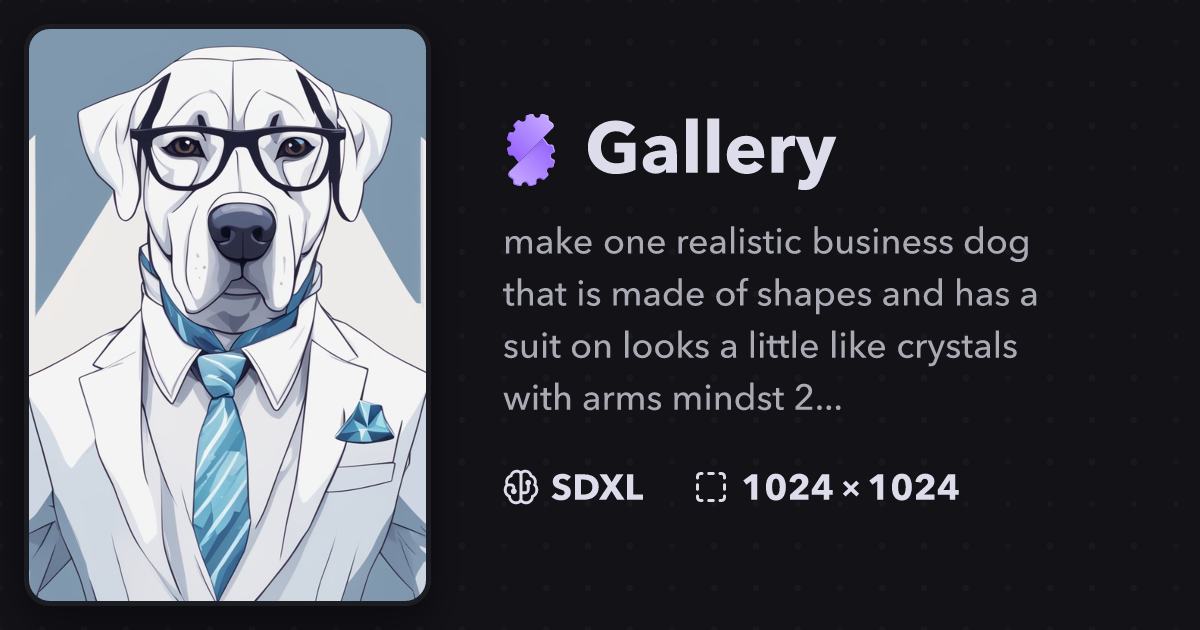 "make one realistic business dog that ..." | Gallery | Stablecog