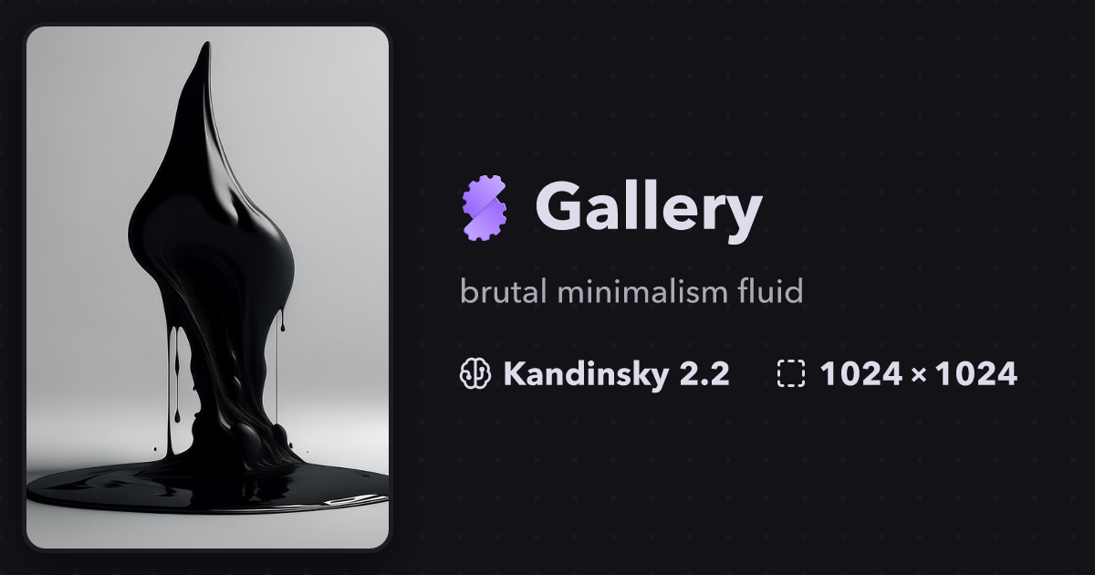 "brutal minimalism fluid" | Gallery | Stablecog