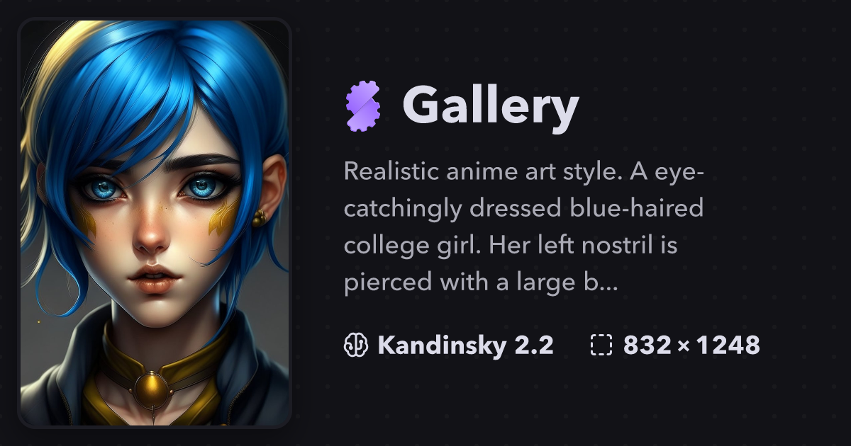 "Realistic anime art style. A eye-catc..." | Gallery | Stablecog