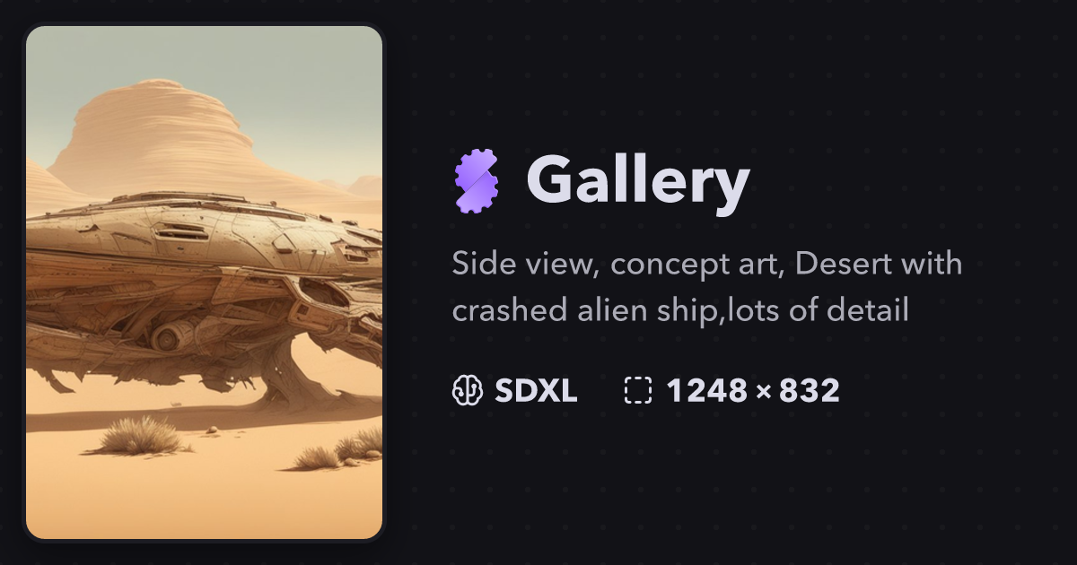 "Side view, concept art, Desert with c..." | Gallery | Stablecog