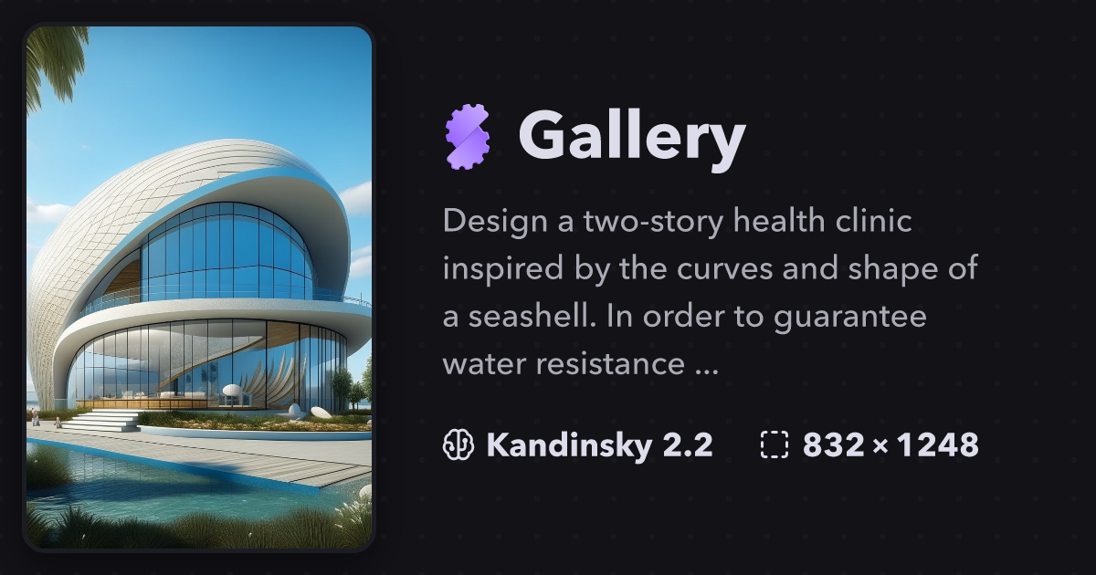 "Design a two-story health clinic insp..." | Gallery | Stablecog