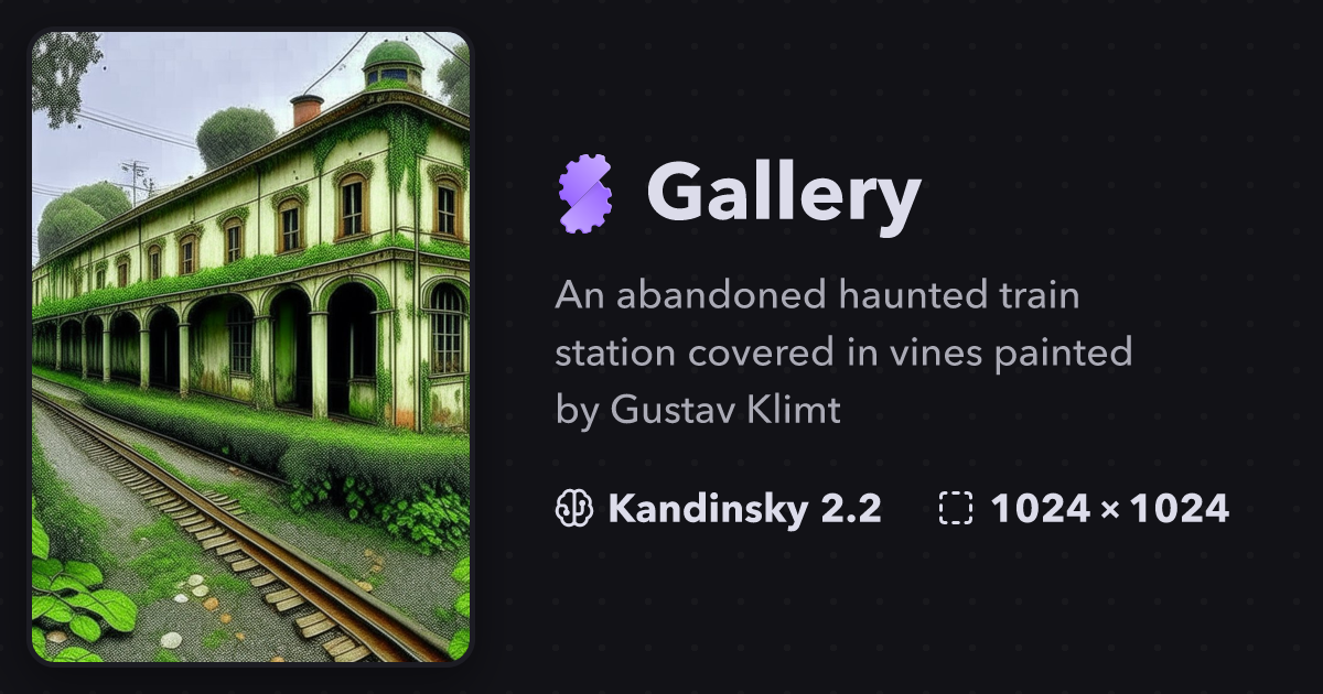 "An abandoned haunted train station co..." | Gallery | Stablecog