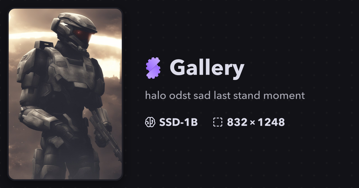 "halo odst sad last stand moment" | Gallery | Stablecog