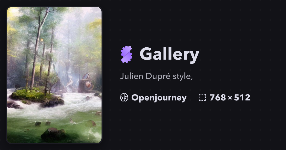 "Julien Dupré style," | Gallery | Stablecog