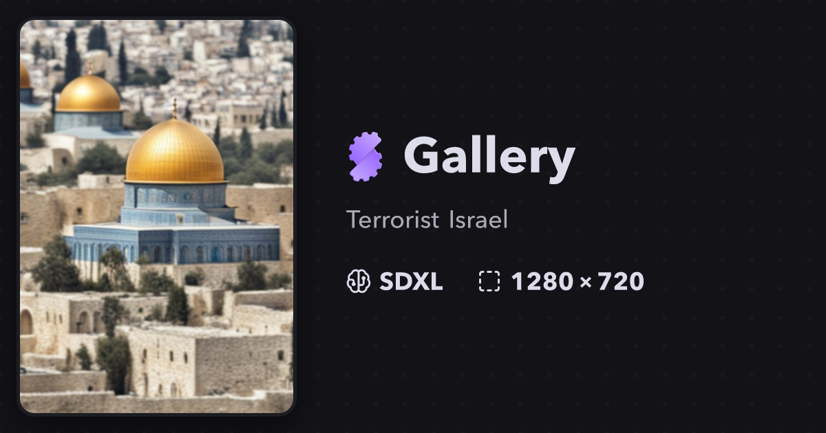 "Terrorist Israel" | Gallery | Stablecog
