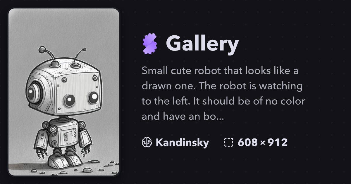 "Small cute robot that looks like a dr..." | Gallery | Stablecog