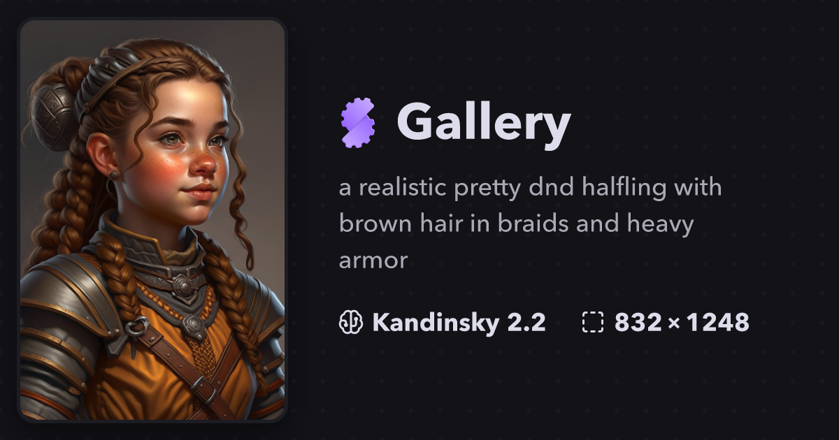 "a realistic pretty dnd halfling with ..." | Gallery | Stablecog