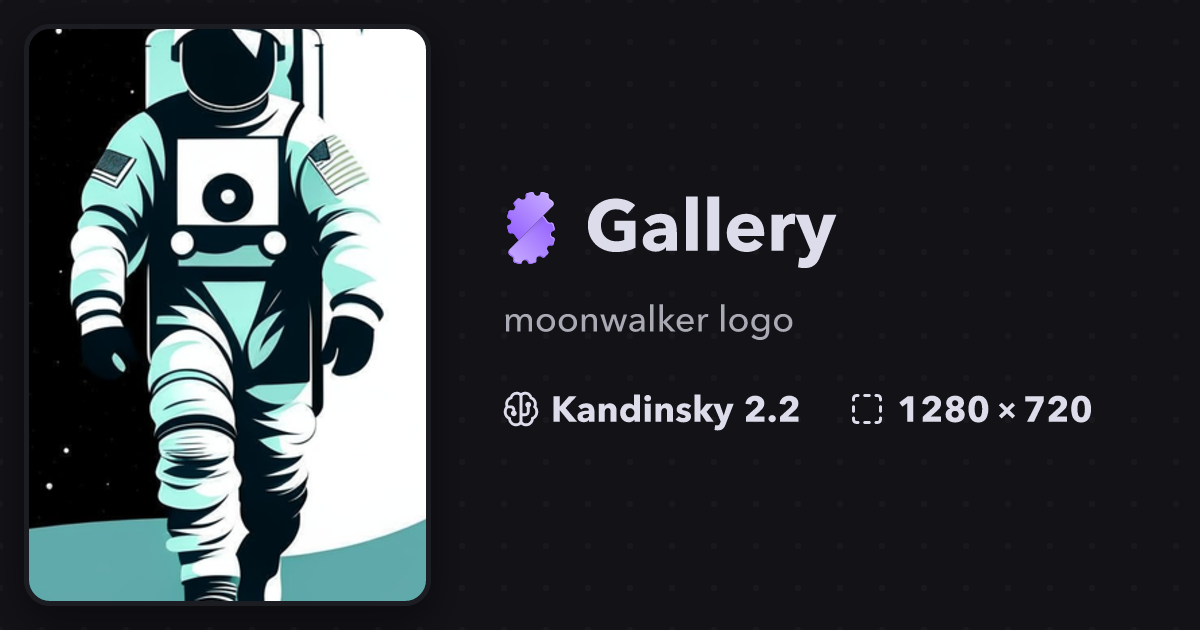 "moonwalker logo" | Gallery | Stablecog