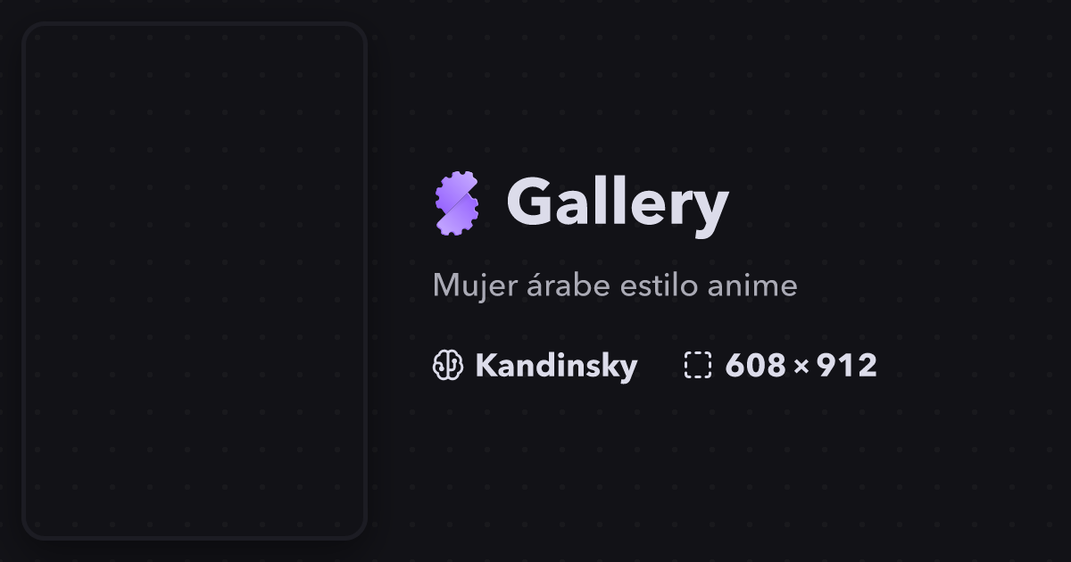 "Mujer árabe estilo anime" | Gallery | Stablecog