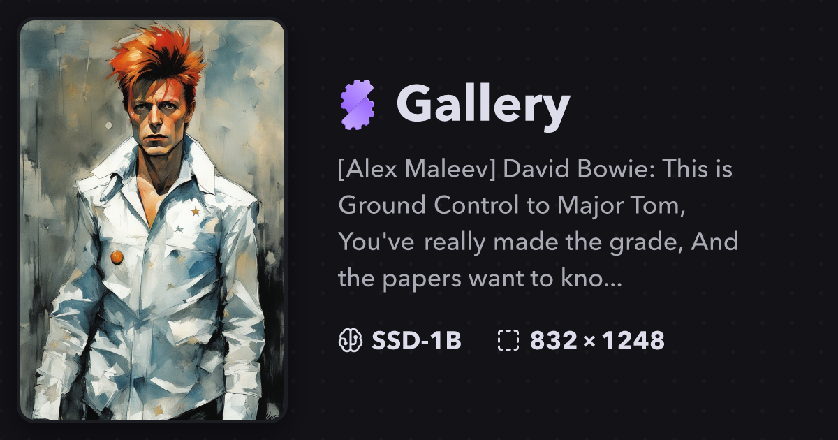 "[Alex Maleev] David Bowie: This is Gr..." | Gallery | Stablecog