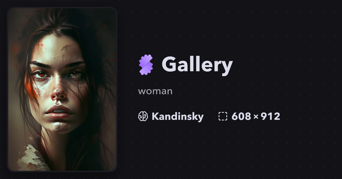 "woman" | Gallery | Stablecog