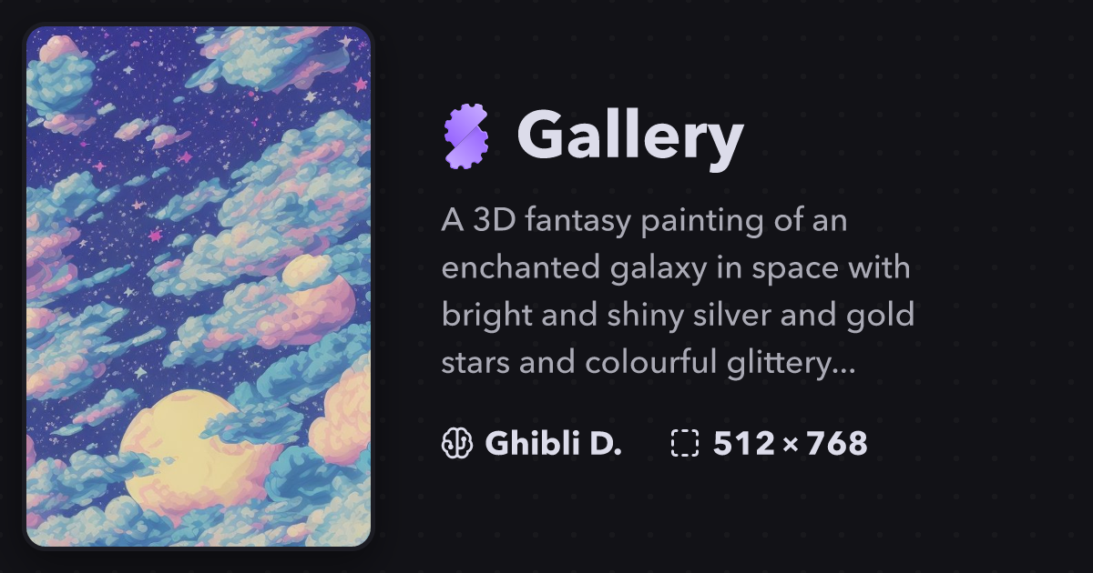 "A 3D fantasy painting of an enchanted..." | Gallery | Stablecog