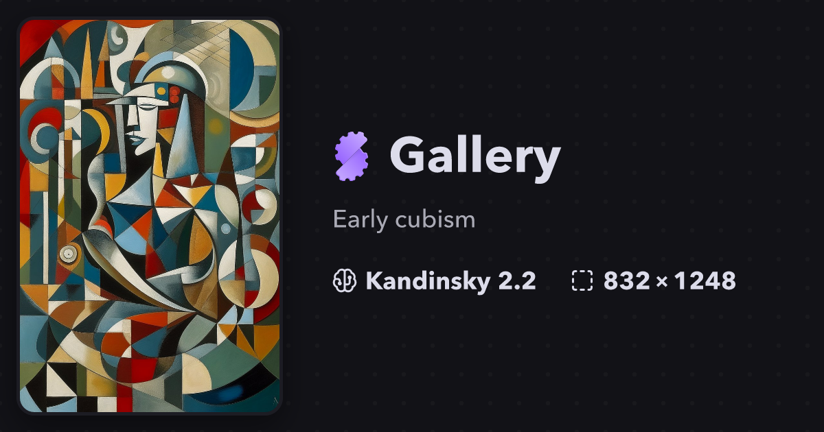 "Early cubism" | Gallery | Stablecog