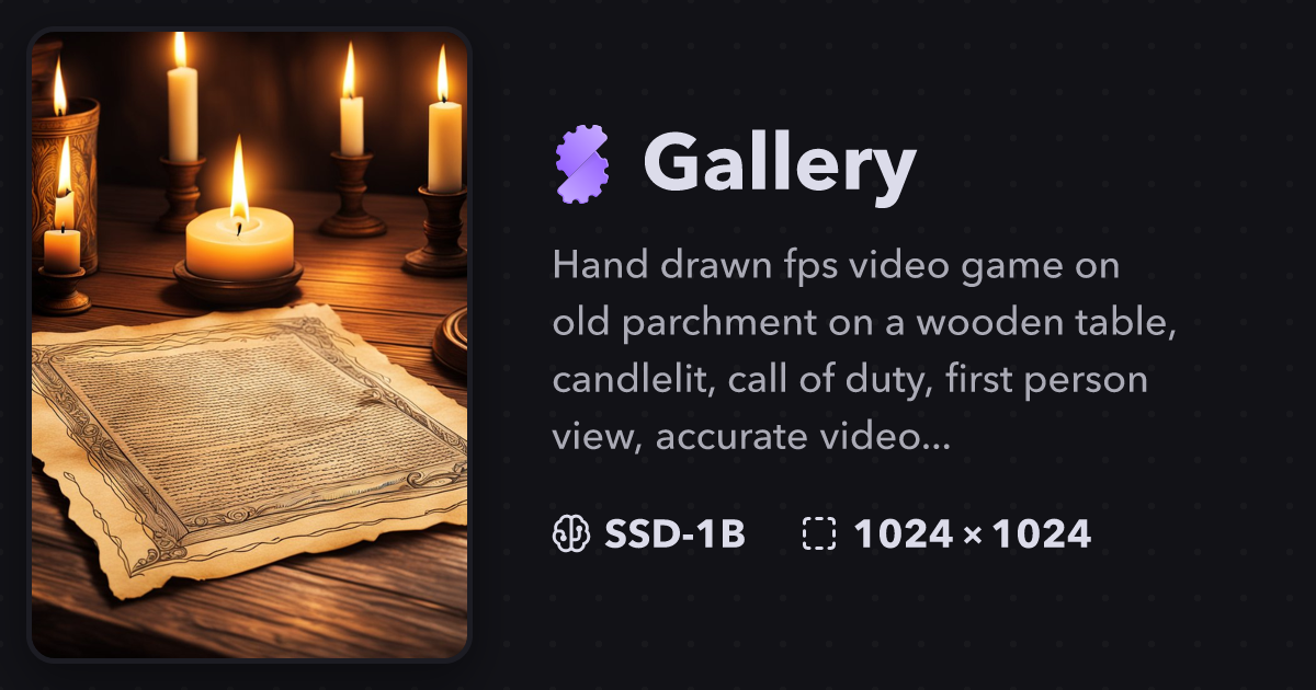 "Hand drawn fps video game on old parc..." | Gallery | Stablecog