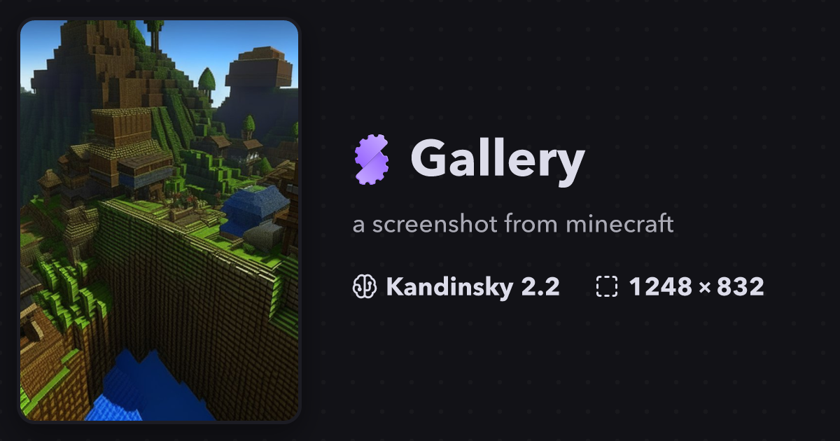 A screenshot from minecraft | Gallery