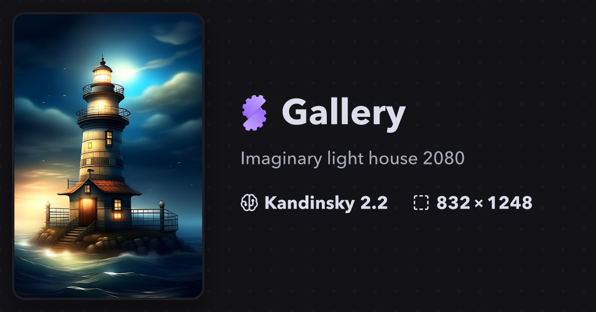 "Imaginary light house 2080" | Gallery | Stablecog