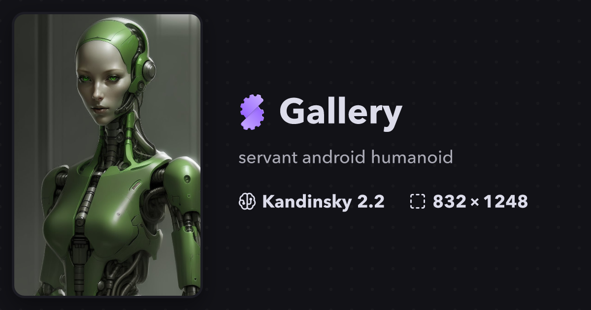 "servant android humanoid" | Gallery | Stablecog