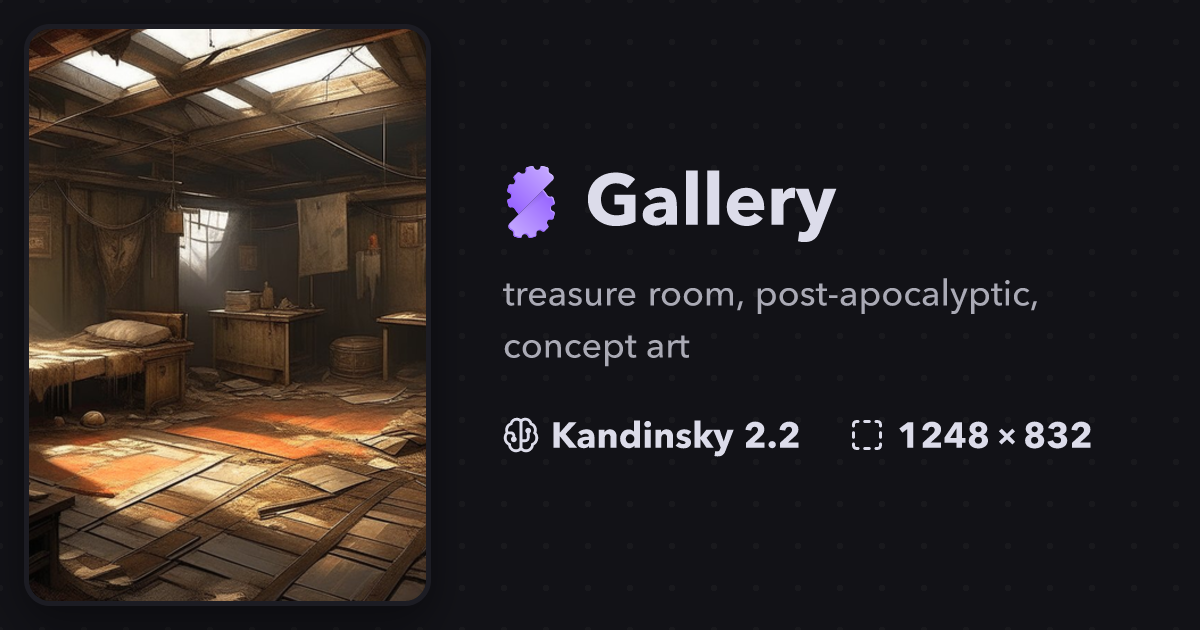 "treasure room, post-apocalyptic, concept..." | Gallery | Stablecog